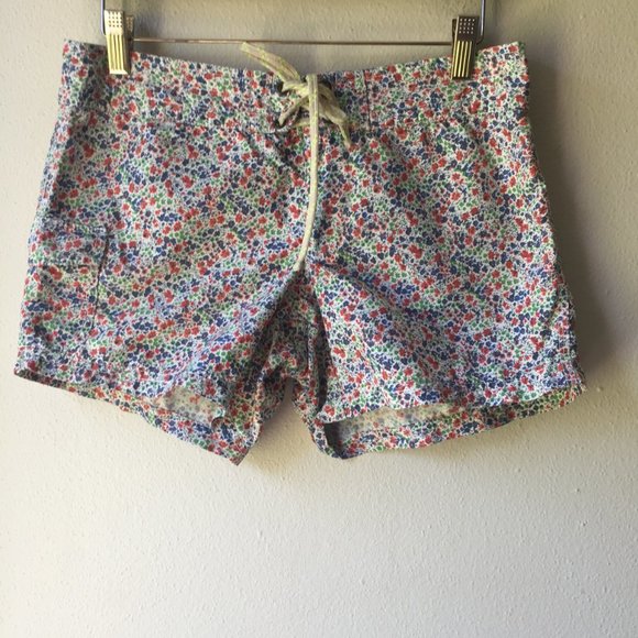 J. Crew | Shorts | Liberty Board Shorts In Liberty Phoebe Floral | Poshmark